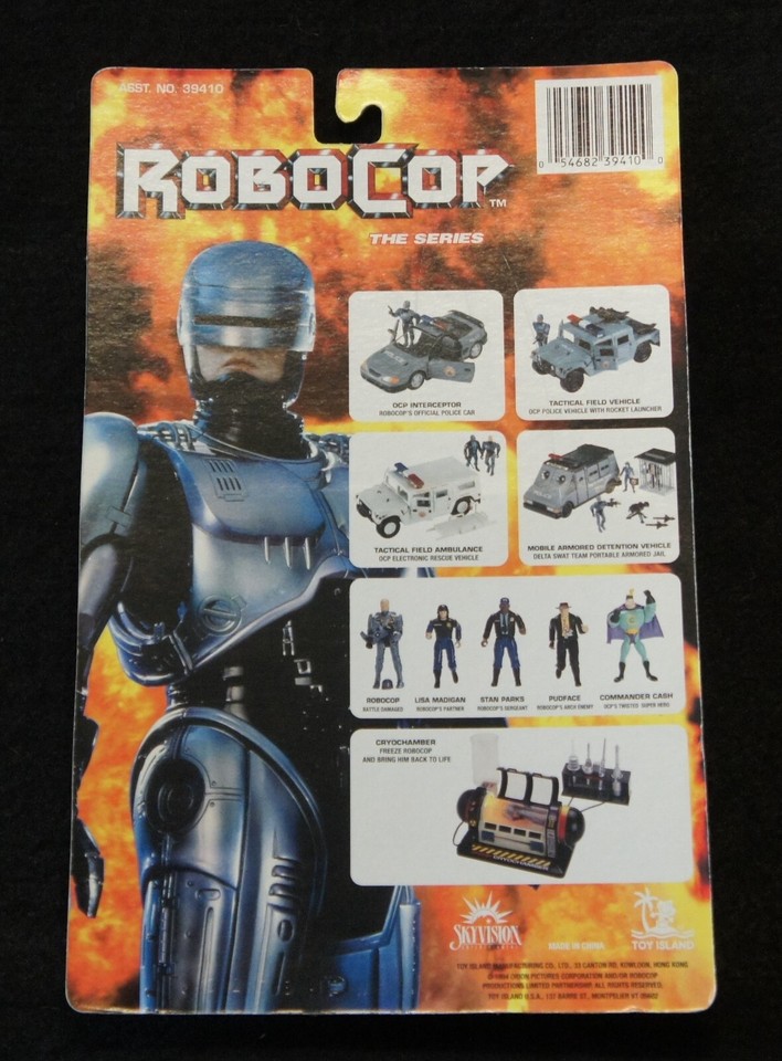Vintage ROBO COP the Series 1994 Toy Island PUDFACE Action Figure ...