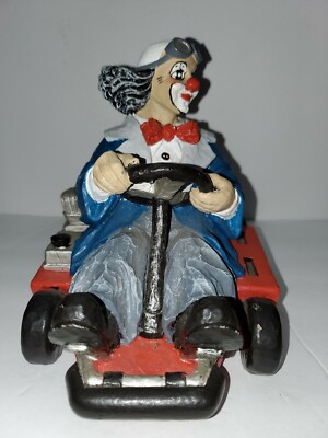 Glide Clowns Comedy Collection Deutsche Handarbeit Clown On Go Cart | eBay