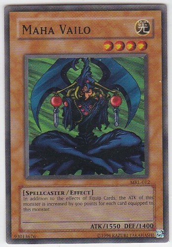 M) Yugioh - Konami - Yu-Gi-Uh! - Maha Vailo - MRL-012 - Trading Card | eBay