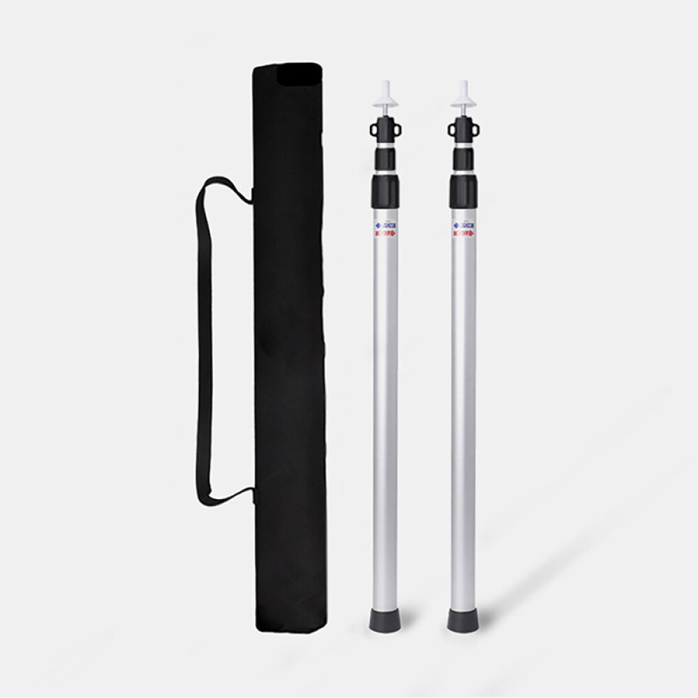 4Pcs 2.3m Tent Poles Universal Telescopic Adjustable Awning Canopy Tarp ...