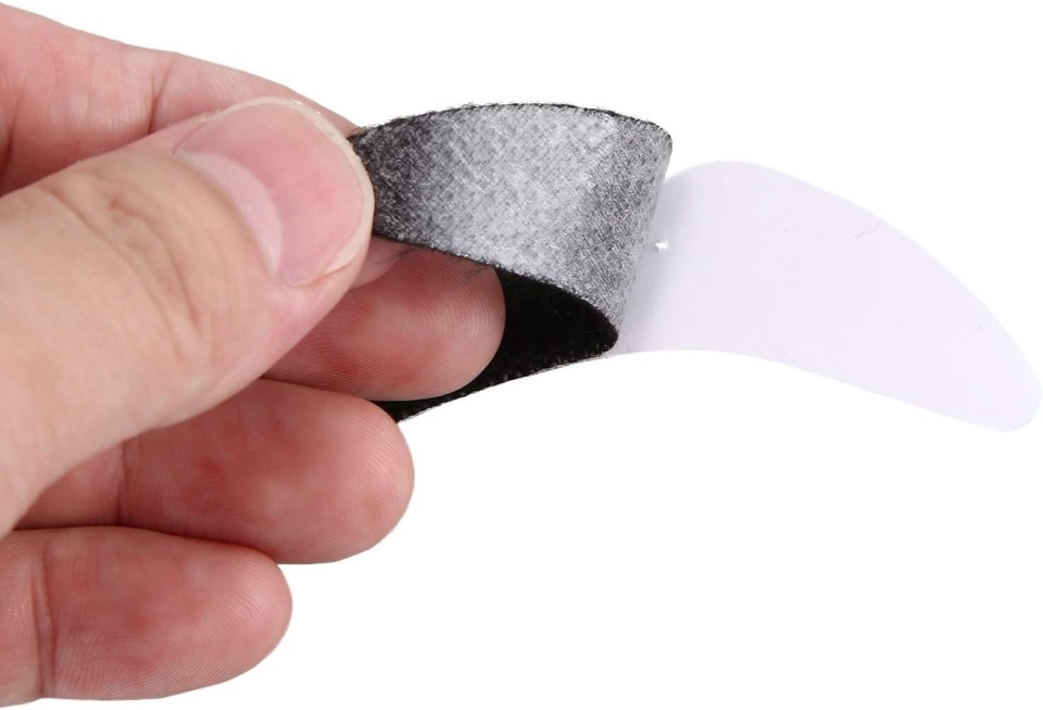 12x Unisex Black Stick On Fancy Dress Fake Moustaches Tash Stag Hen ...