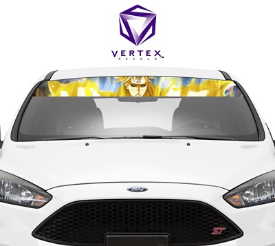 Naruto Shipudden Anime Sunstrip Windshield Wrap Banner Decal Premium 3M ...