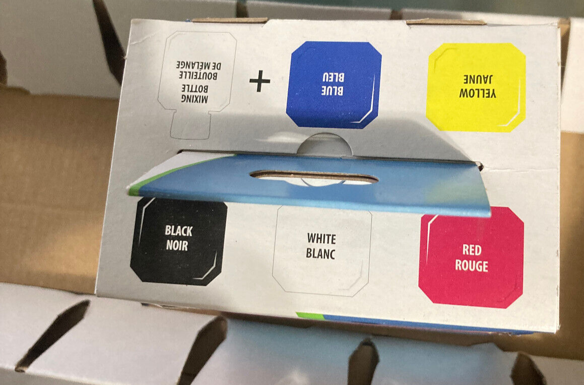 5 Color Testors Aztek Premium Opaque Acrylic Airbrush Paint Set 299047 ...