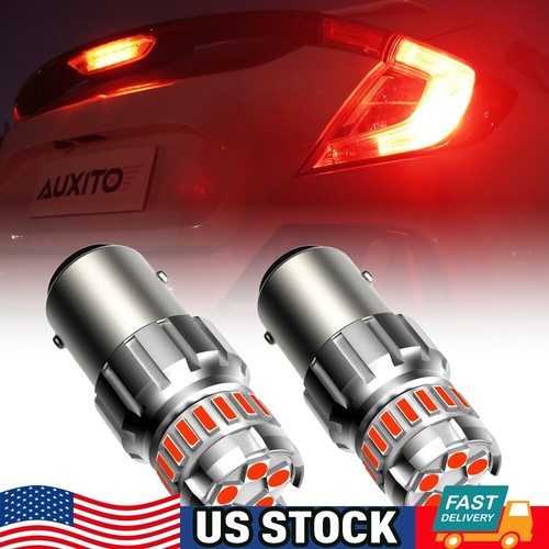 2x Super Bright LED Tail Brake Lights Red 1157 7528 2357 Error Free ...