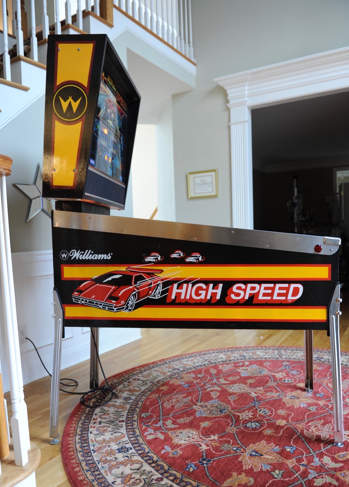 Beautifully restored! High Speed 1986 Williams pinball machine! New ...