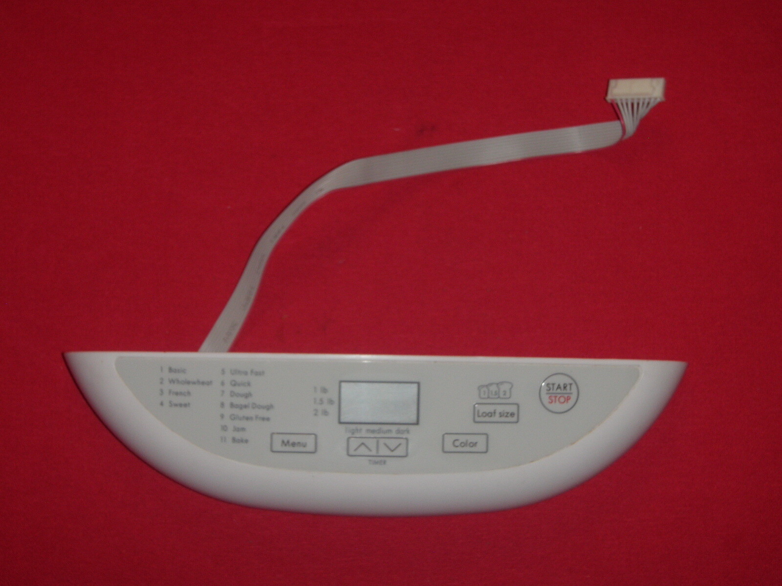 Kenmore Bread Maker Control Panel for Model 100.29720210 (OEM) 29720210 ...