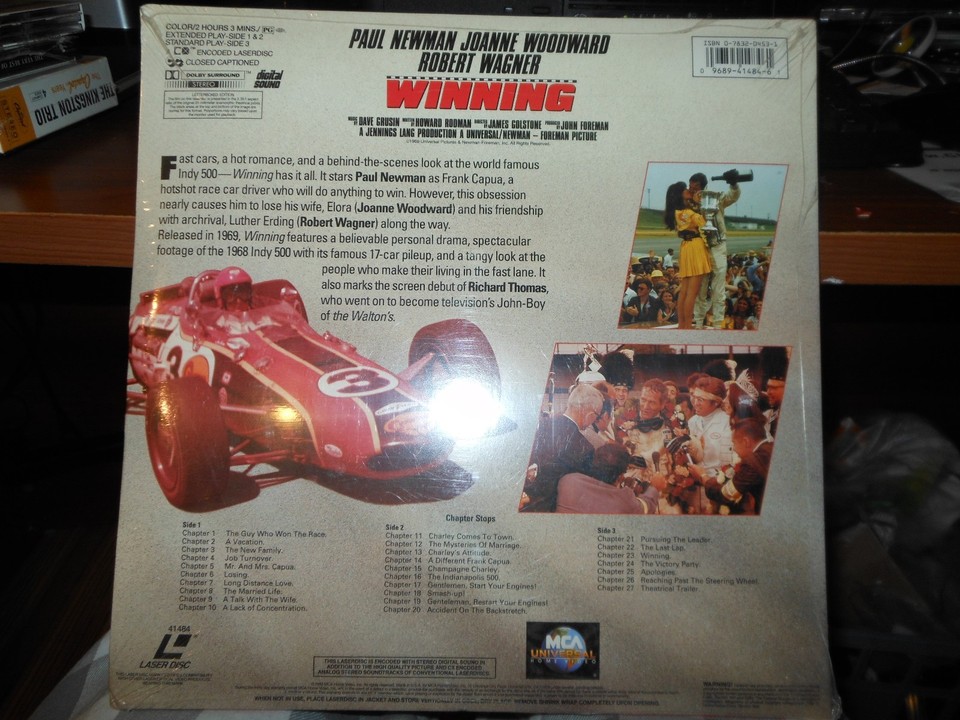 Winning MCA Universal LaserDisc Unopened Paul Newman Joanne Woodward | eBay