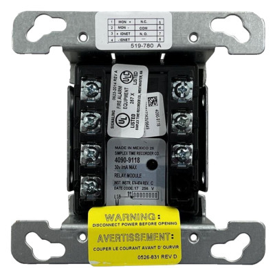 Simplex 4090-9118 IDNET Fire Alarm Relay Module | eBay