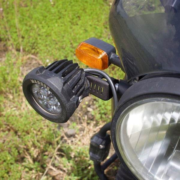 "FOG LIGHT MOUNT 2.0, BLACK" FIT FOR ROYAL ENFIELD HIMALAYAN 411 | eBay