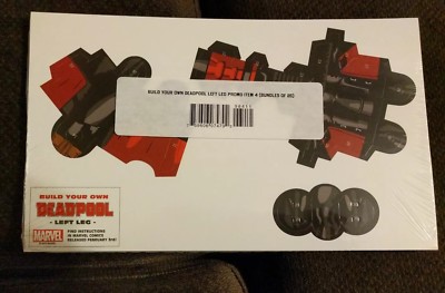 MARVEL Movie PROMO Build your Own DEADPOOL Piece #4 Left Leg Sealed ...