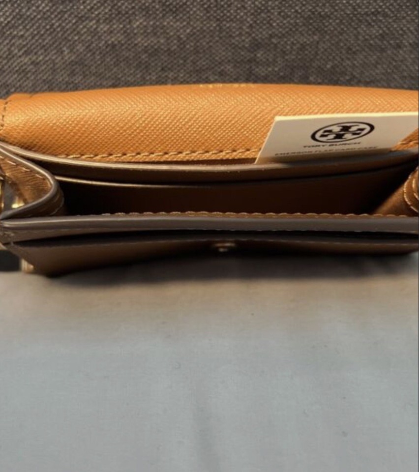 New tory Burch Emerson cardholder keychain wallet | eBay