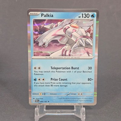 Palkia Holo 040/182 Rare SV04: Paradox Rift Pokemon | eBay