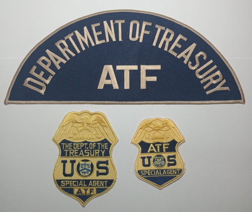 Lot of 3 Department of Treasury ATF Special Agent Police Patches | eBay
