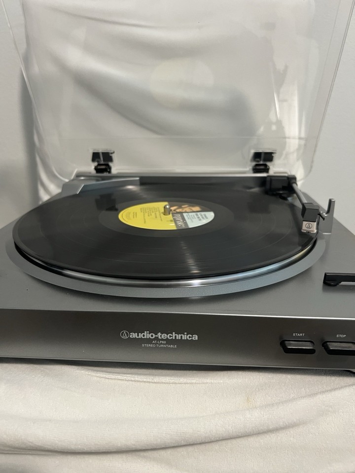 Audio Technica AT-LP60 Turntable Silver Color | eBay