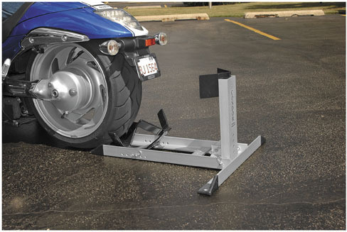 Condor Pit Stop Removable Motorcycle Wheel Chock PS-1500 Trailer 10 ...
