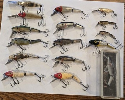 16 Vintage Fishing Lures - all L&S, Mirror Lure Sinker, Panfish Sinker ...