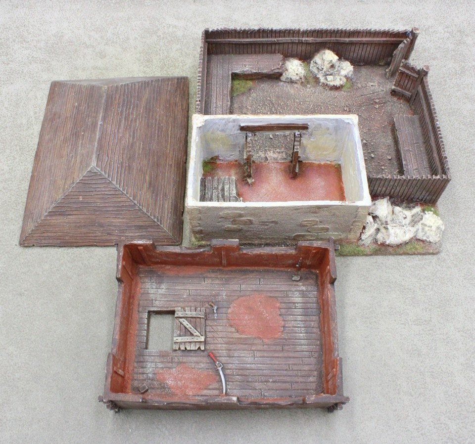 28mm AWI FIW cast resin STILLWATER FORT Painted possibly Grand Manner ...