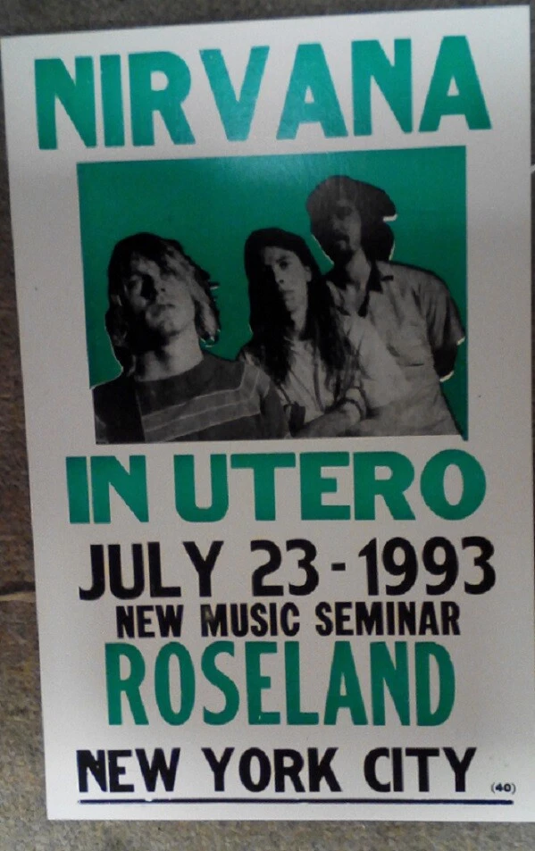 Nirvana Concert Poster