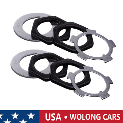 2X Front Axle Hub Spindle Lock Nut for Toyota 1976-1998 Toyota Land ...