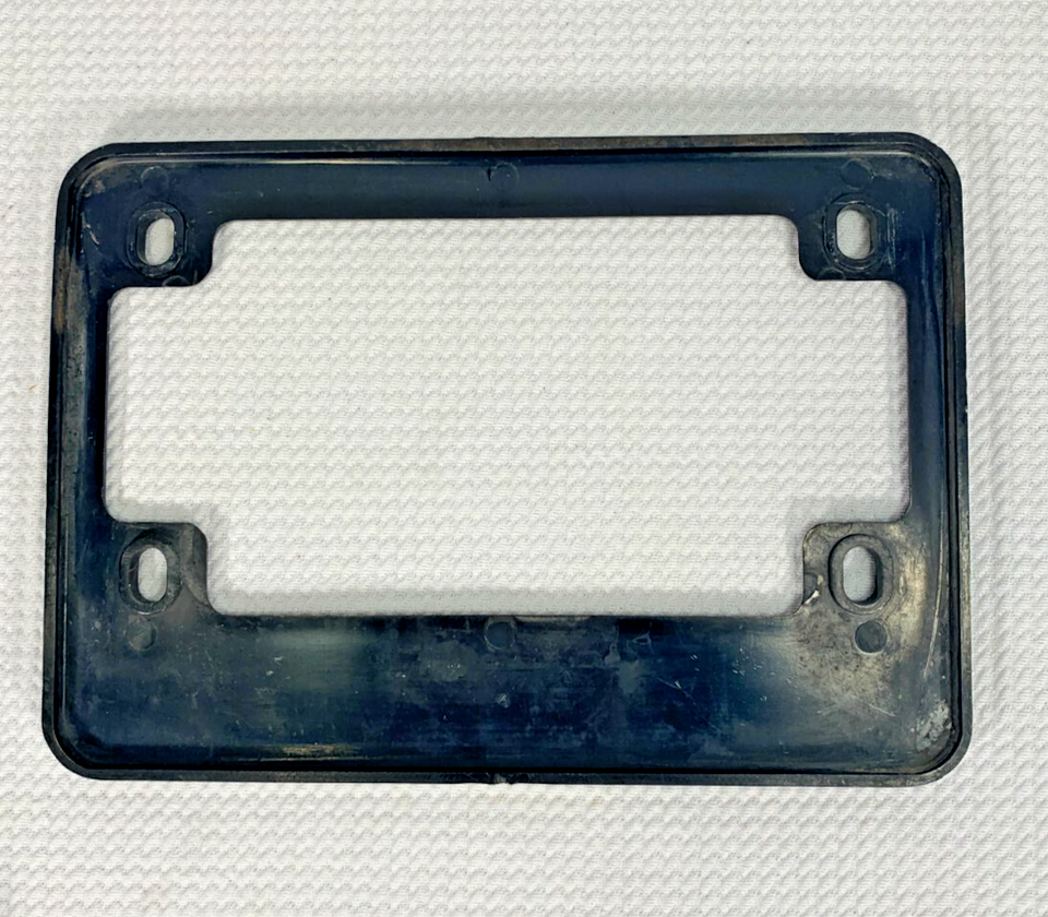 Vintage CA Motorcycle License Plate Frames Lot - BMW Suzuki Vespa ...