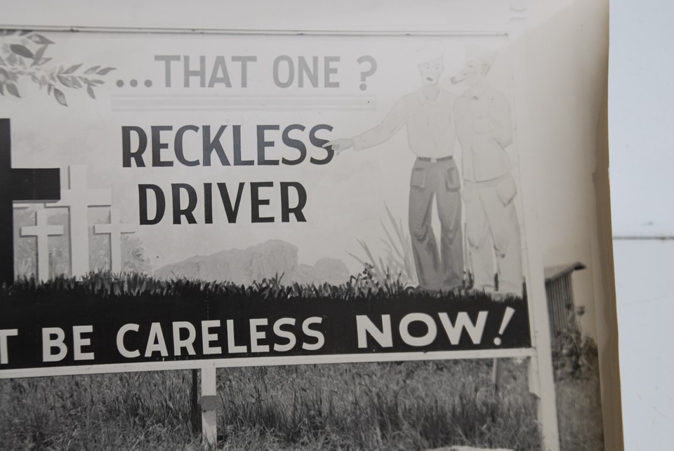 #4 Original WW2 Photo Saipan After Battle 1945 Billboard Before Japan ...