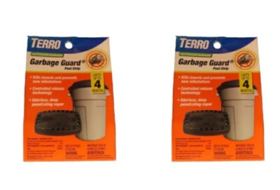 2 Packs Terro Garbage Can Guard Pest Strip # T800 Lasts up to 4 months ...
