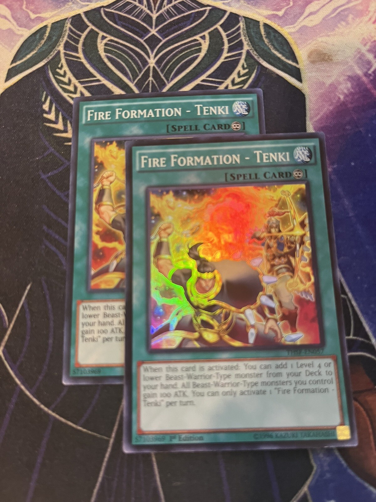 YUGIOH FIRE FORMATION TENKI THSF-EN057 1ST SUPER X2 | eBay