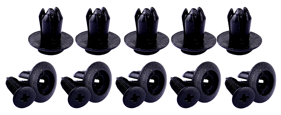 Hyundai Kia 10Pcs Bumper Push Retainers Fender Liner Hood Rivets Screw ...