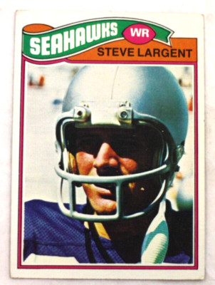 1977 Topps #177 Steve Largent Seattle Seahawks Rookie Card | eBay