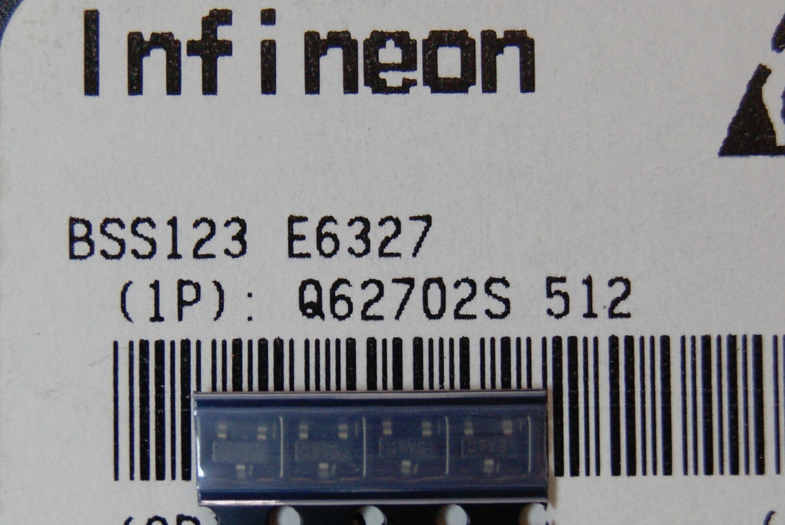 3000pcs BSS123 Transistors SMT NPN 170mA 100V SOT23 Infineon | eBay