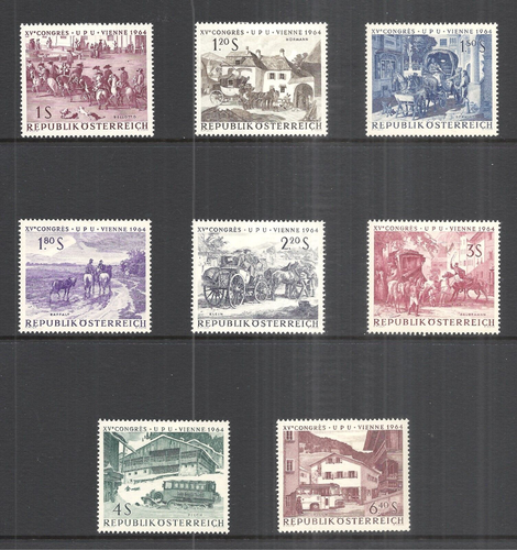 Austria 1964 Spain Nuevo Mint MNH Series Scott 729-736 | eBay