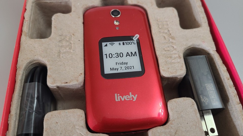 LIVELY Jitterbug Flip2 Cell Phone for Seniors - Red | eBay