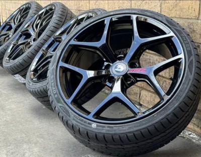 4X NEW HOLDEN 20" GLOSS BLACK STAGGERED VF VE GTSR WHEELS & TYRES RED ...