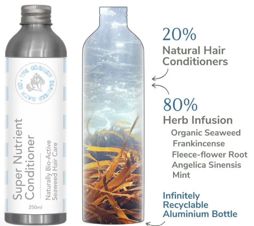 NEW The Cornish Seaweed Bath Company Super Nutrient CONDITIONER 250ml | eBay UK