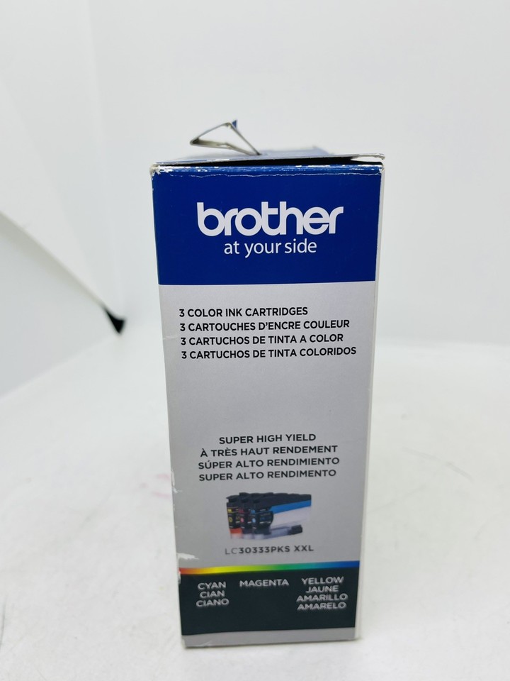 NEW GENUINE - BROTHER LC30333PKS XXL 3-PACK COLOR INK - Cyan Magenta ...