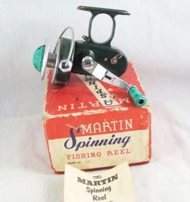 Old Vintage MARTIN No. 103 Spinning Reel + Box + Paper - Unusual Design ...