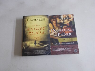 2 DAVID LISS # TRADE PB A CONSPIRACY OF PAPER THE WHISKEY REBELS | eBay
