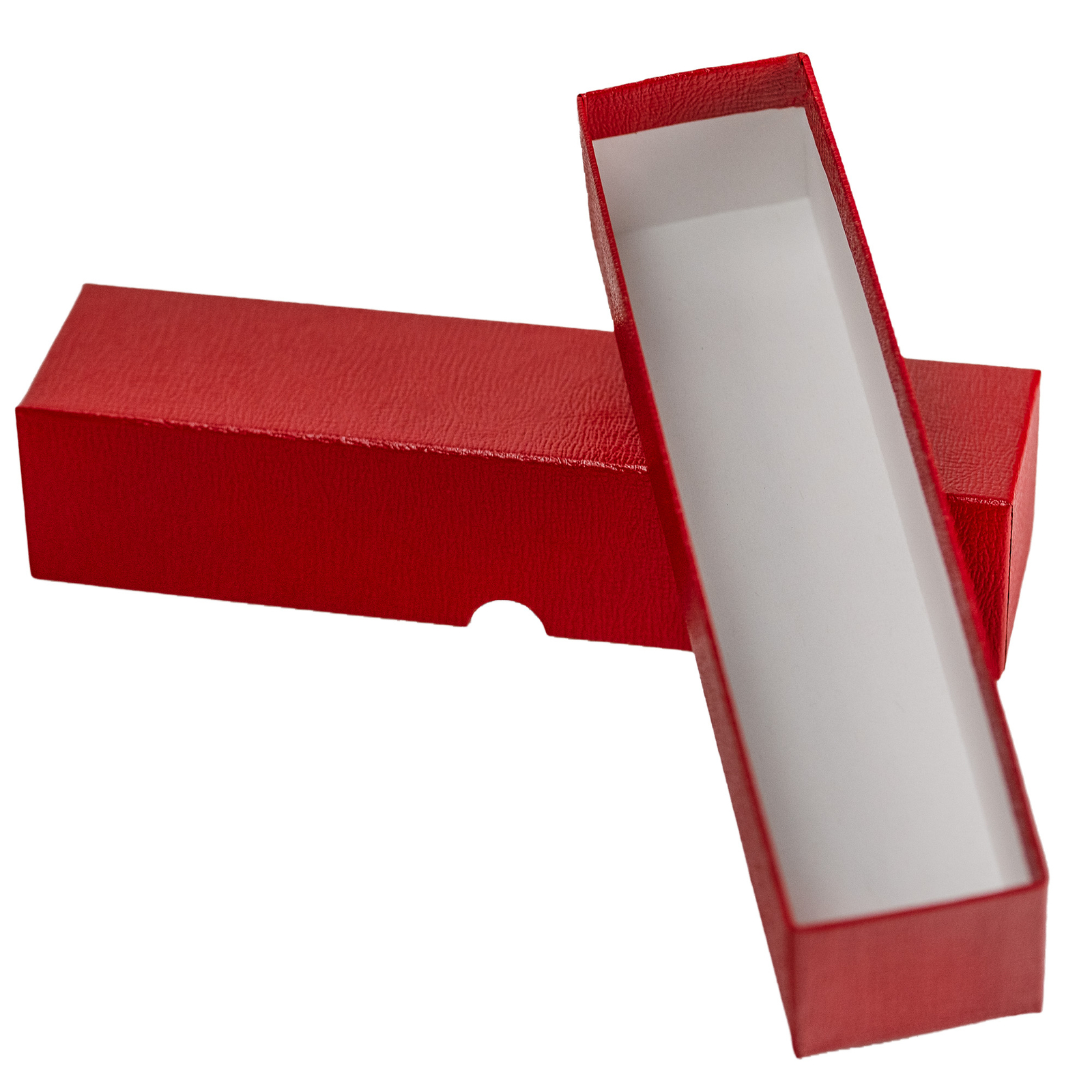 3 9" Single Row Red Coin Storage Box Cardboard Flip Holder Boxes ...