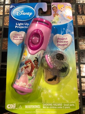NEW Disney Princess Projector Light with 3 images and carry along clip ...