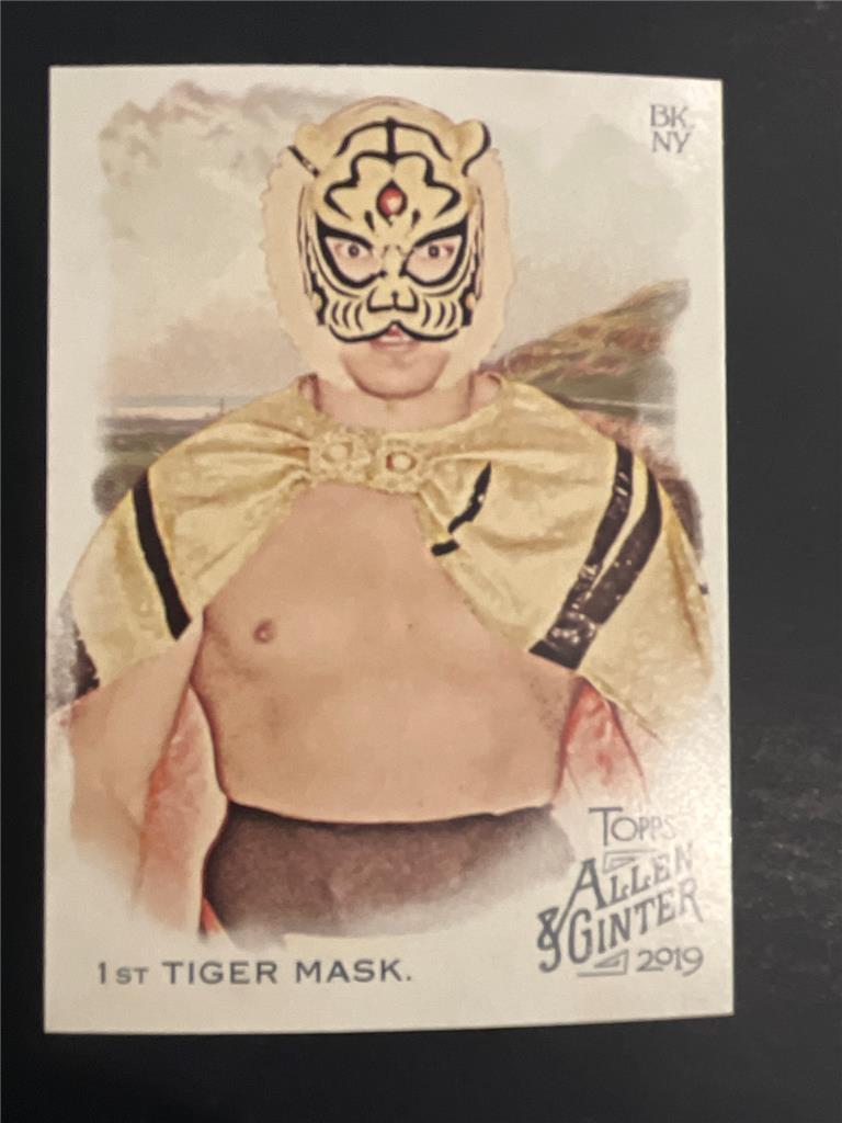 2019 Topps Allen & Ginter #166 1st Tiger Mask Professional Wrestler | eBay