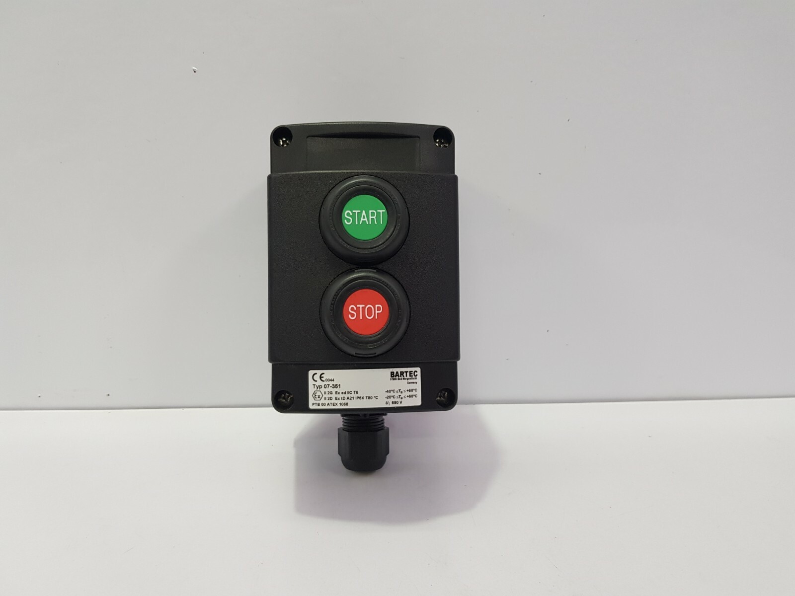 BARTEC 07-351 EMERGENCY START STOP BUTTON CONTROL STATION SWITCH | eBay UK