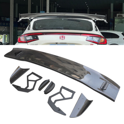 Carbon Fiber Rear Trunk Spoiler Wings For Honda Civic FL5 Spoon Type-R ...