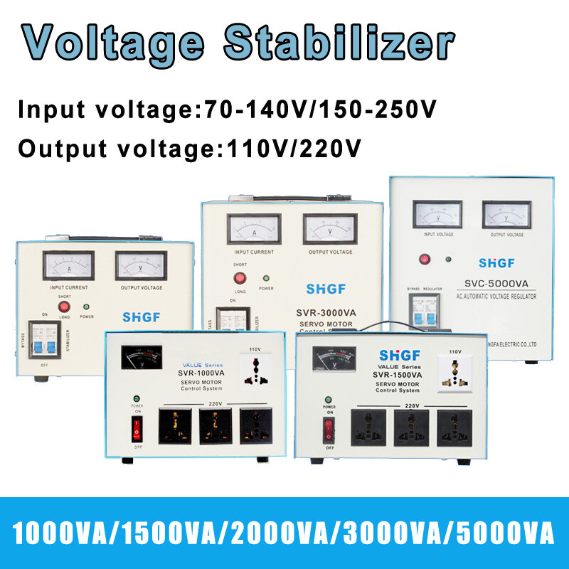 Regulator Home Automatic AC Voltage Stabilizer 70V-140V/150V-250V To ...