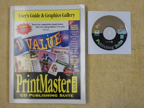 PrintMaster Gold Publishing Suite Version 2.0 Vintage Windows 3.1 & 95 ...