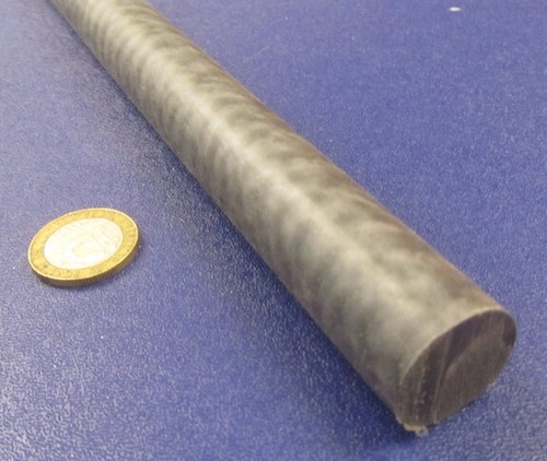 Nylon MDS Round Rod, Black .875" (7/8")" Dia x 24" Length | eBay