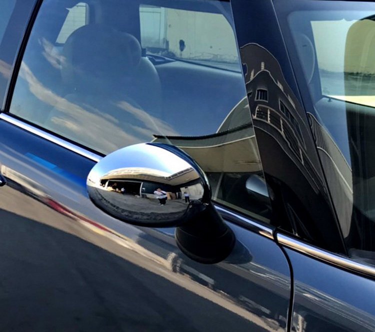Chrome Side Door Mirror Covers For Mini Clubman R55 2007-2014 | eBay