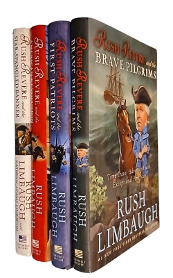 Rush Revere Book Lot Rush Limbaugh Hardcover Kids History Time Travel ...