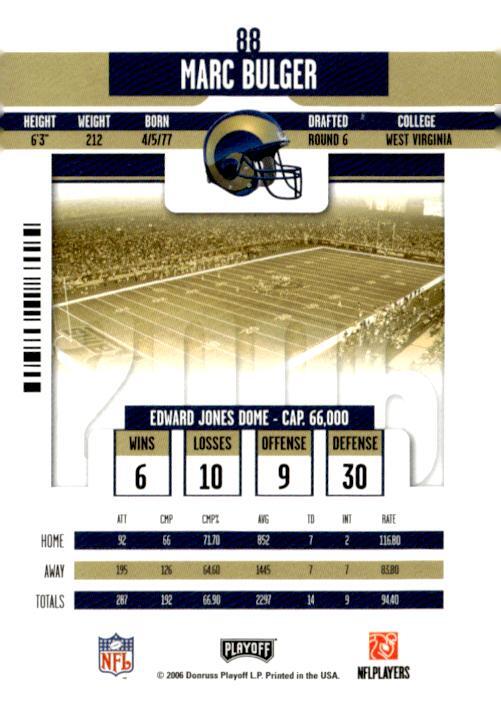 2006 Playoff Contenders #88 Marc Bulger | eBay
