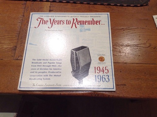 The Years To Remember 1945-1963, Vinyl 2-LP Set with cover art - VG ...
