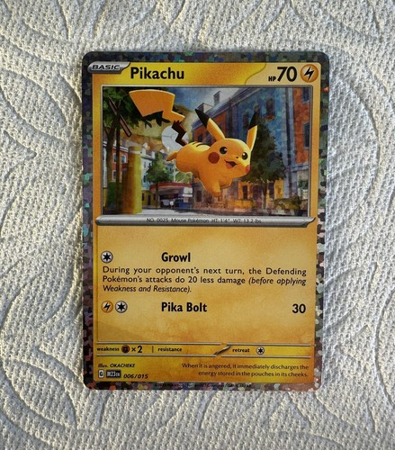 McDonalds 2023 Match Battle Holo Pikachu 006/015 Pokemon Card NM/M | eBay